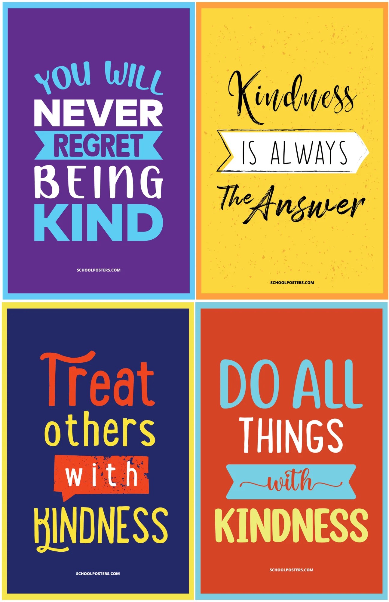 Quote Kindness Posters For School At Leah Grasby Blog