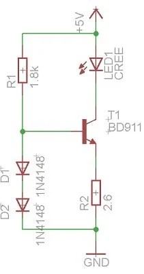 Power Led Driver Circuit Schematic - Circuit Diagram