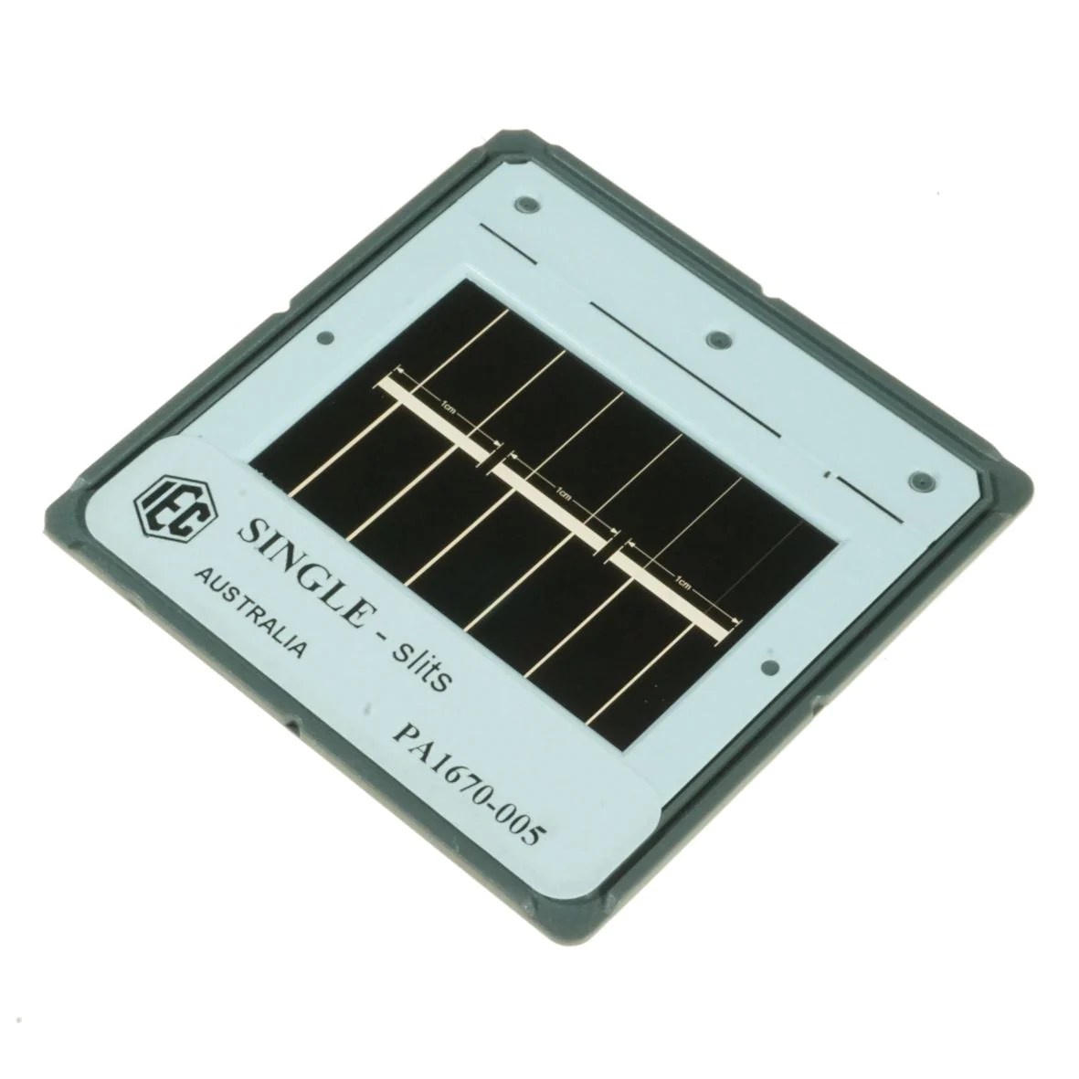 Light Single Slit Slide Diffraction Demonstration Science With