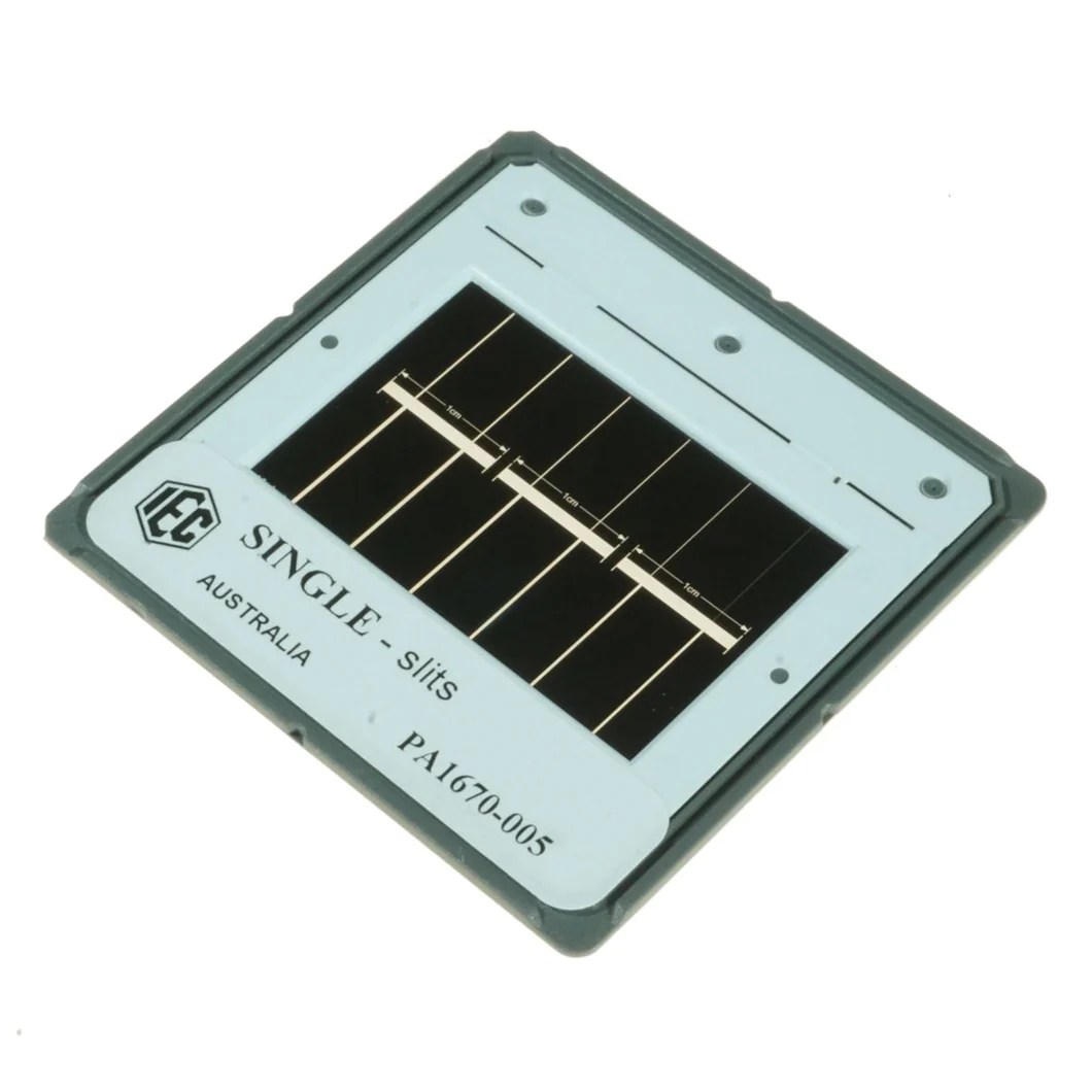 Light Single Slit Slide Diffraction Demonstration Science With