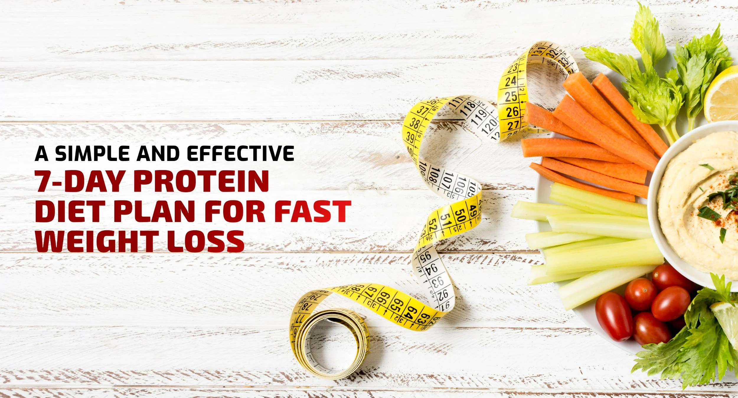 Highly Effective 7 Day Protein Diet Plan For Weight Loss