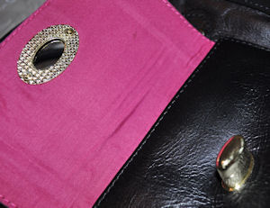 My Kate Benjamin Black Leather Studded Duffel Bag – and a 20% Discount ...