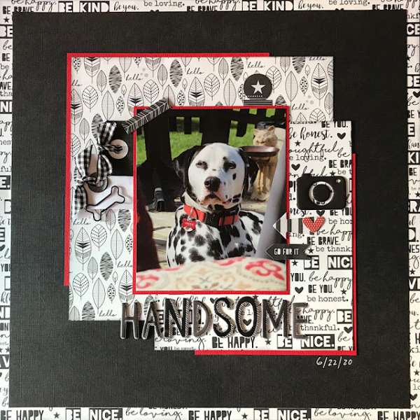Dog Layout – Scrap Booking