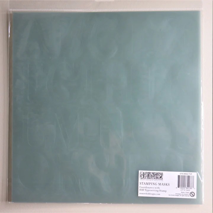 IOD STAMP MASK TYPESETTING – Scrappy's Rustics