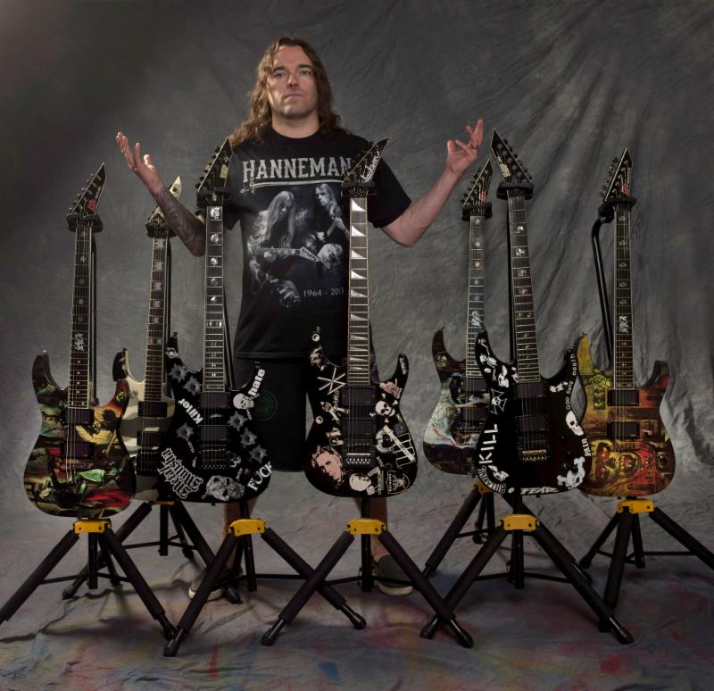 Late SLAYER Guitarist JEFF HANNEMAN's Guitars Get New Life As BROKEN ...