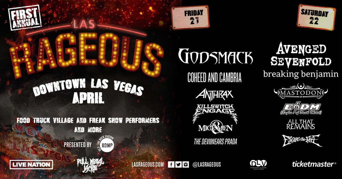 LAS RAGEOUS Launches Flyaway Sweepstakes for New Two-Day Hard Rock ...