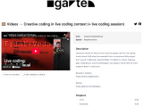 Creative Coding In Live Coding Context Live Coding Session