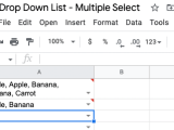 Google Sheets Multi Select Dropdown List Script Everything