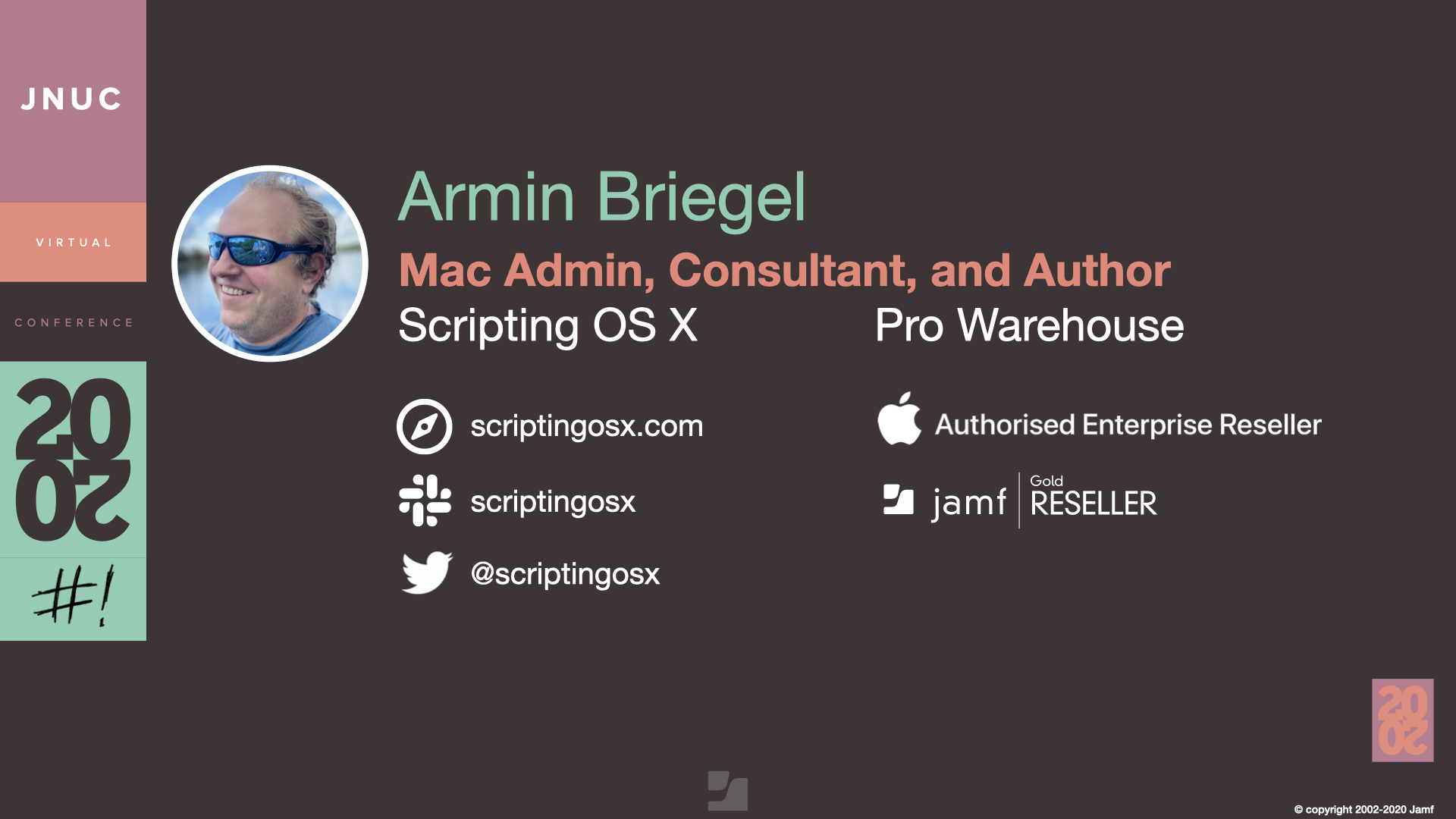 Virtual JNUC 2020 Session: Scripting Jamf Pro – Best Practices – Scripting OS X