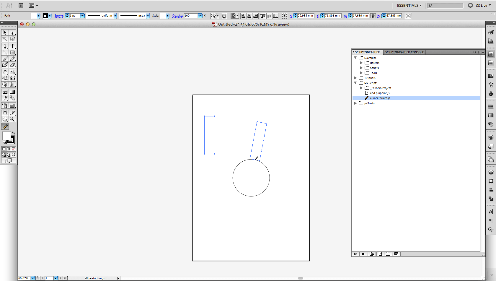 Scriptographer Org Interactive Tools