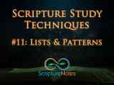 Scripture Study Technique 11 Lists And Patterns Scripture Notes