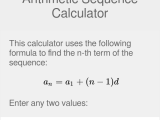 Arithmetic Sequence Formula Math Lessons 44 Off