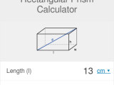 Rectangular Prism Calculator