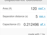 Capacitance Calculator
