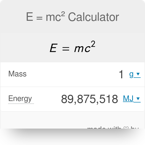 E Equals Mc2 Equation - Tessshebaylo