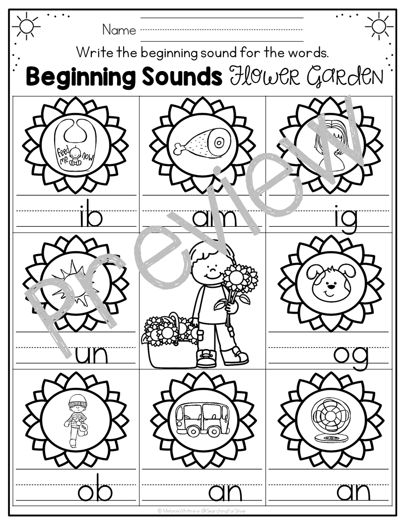 Phonemic Awareness: Beginning Sounds - Searching For Silver