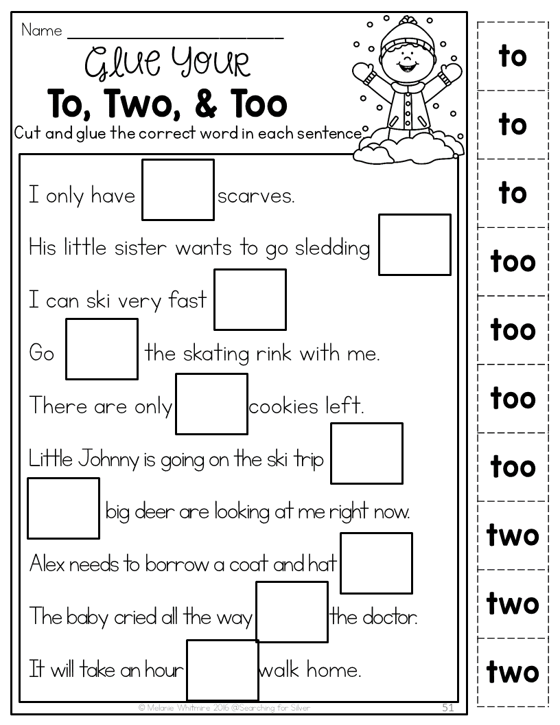 Winter Math & Literacy {2nd Grade} - Searching For Silver