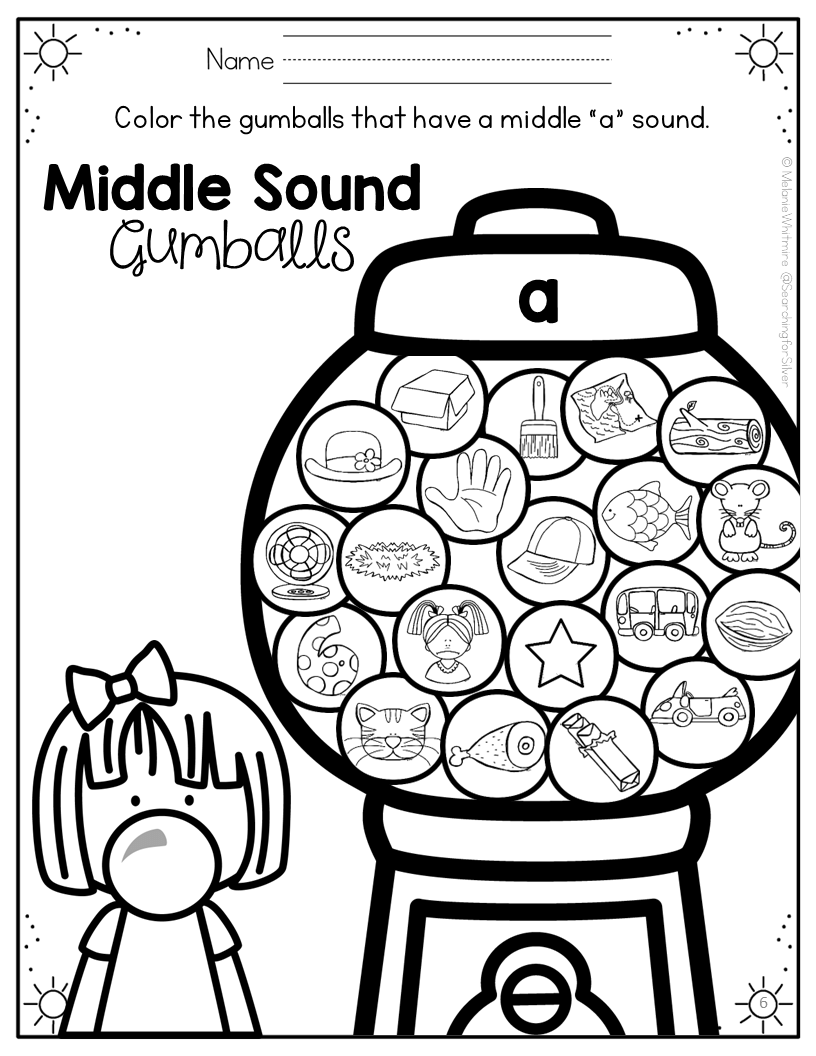 Phonemic Awareness: Middle Sounds - Searching For Silver