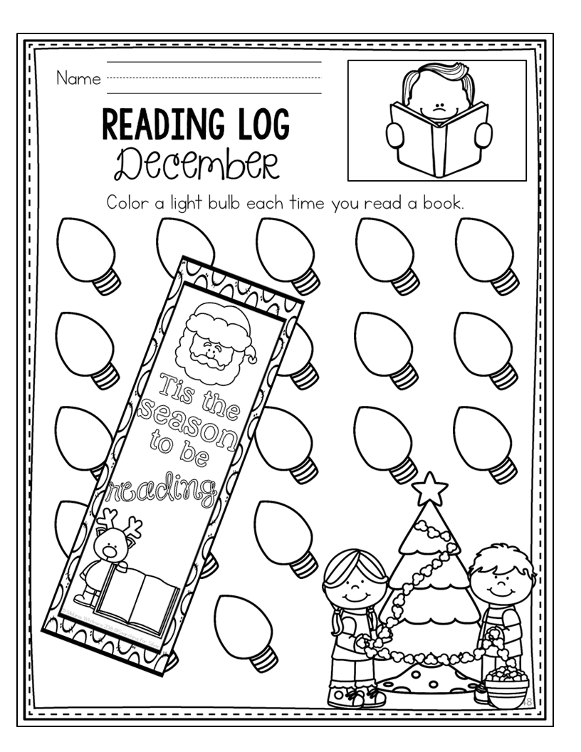 Monthly Reading Logs & Bookmarks - Searching For Silver