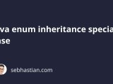 Java Enum Inheritance Special Case Sebhastian