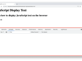 How To Display Text In The Browser Using Javascript Sebhastian