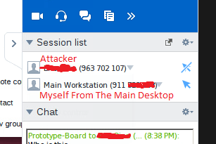 Teamviewer hacked my desktop - skidax
