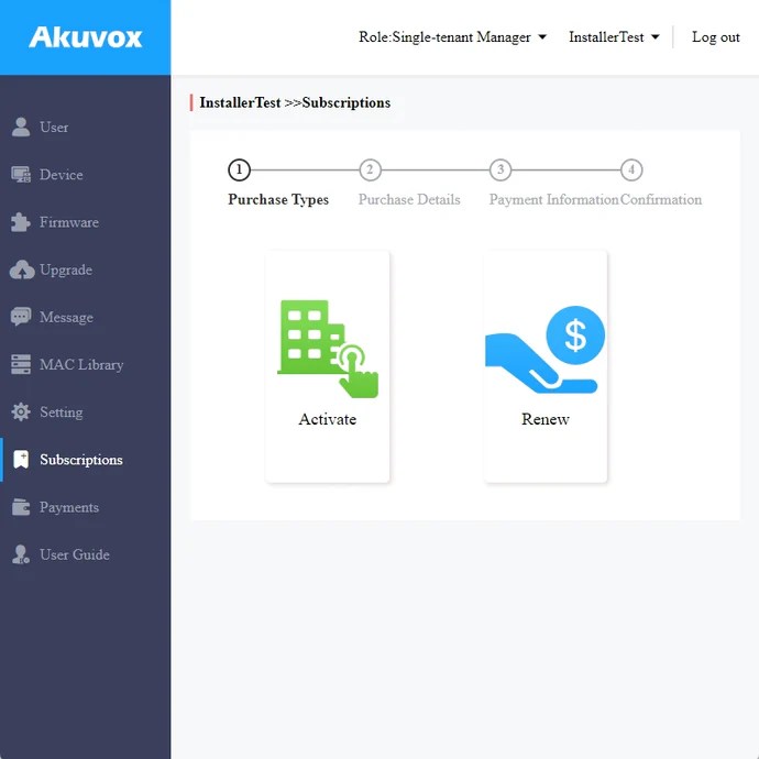 How Installers Pay Fees On Akuvox Cloud Platform Secusafe Au