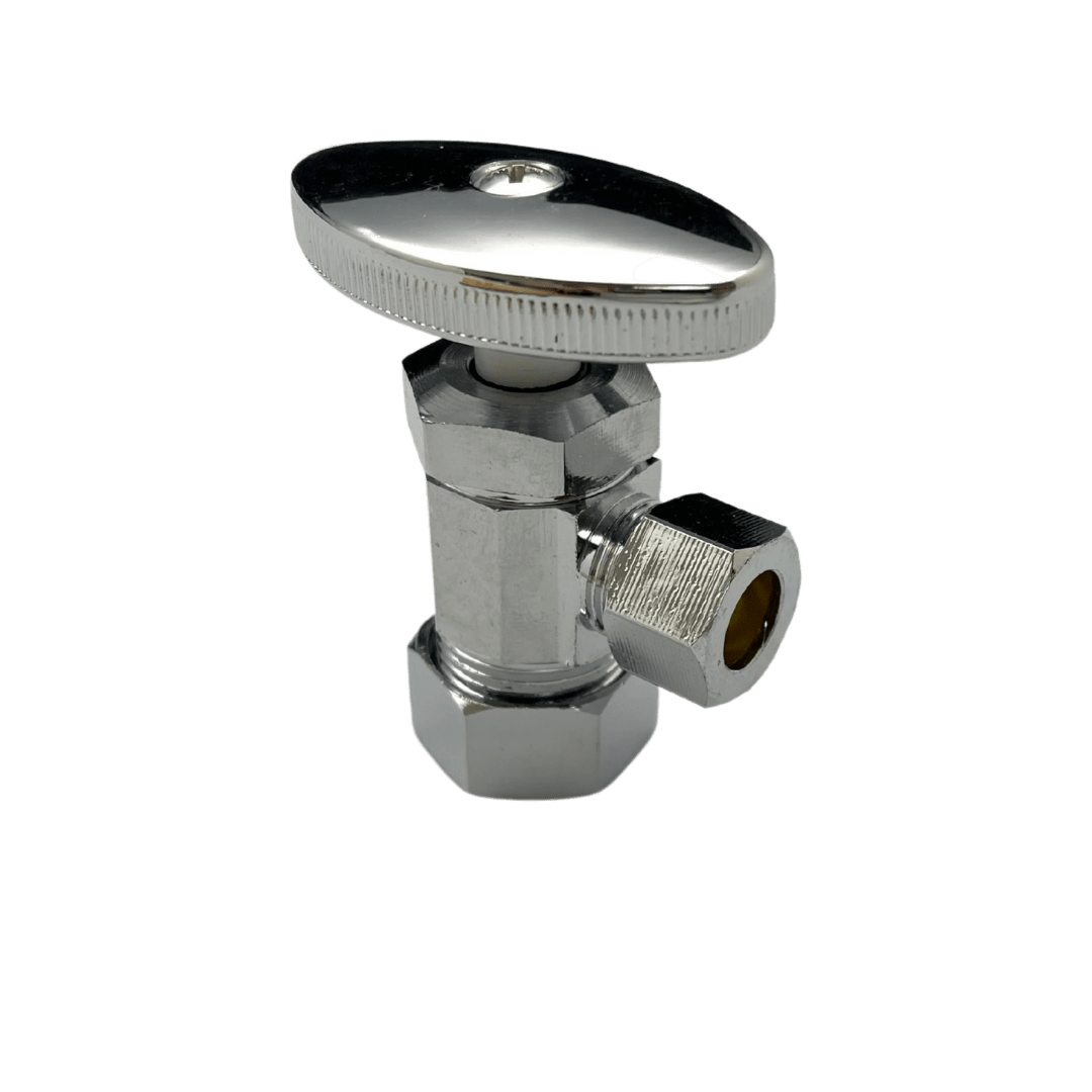 1/2″ COMPRESSION x 3/8″ O.D. MULTI-TURN ANGLE VALVE - Sedco Corp.