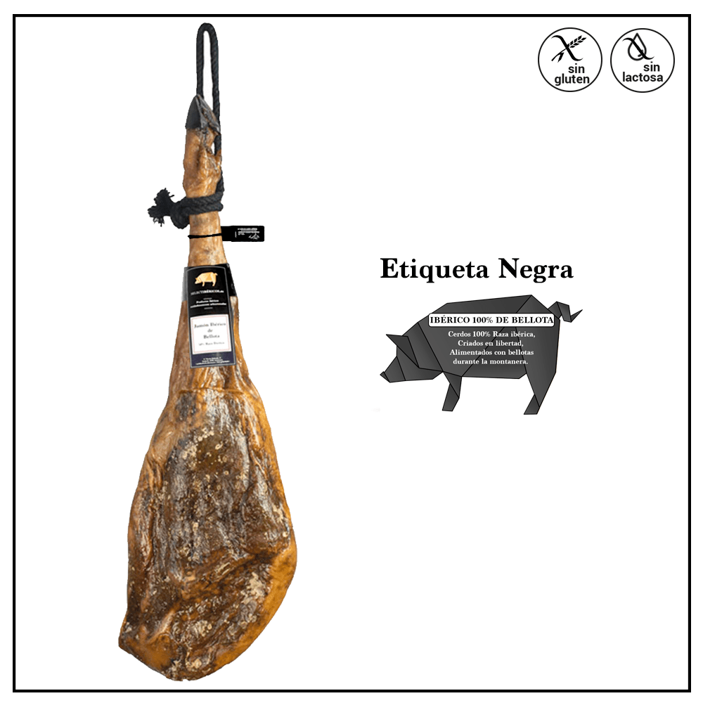 | Jamón Bellota | 100% Ibérico | Etiqueta Negra | - SelectIbéricos ...