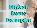 Ethical Issues Examples Selffa