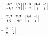 Examples Of Diagonalizing A Matrix 2x2 And 3x3 Semath Info