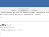 Semlj Structural Equation Models In Jamovi
