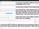 Javascript Seo Test Original Html Code