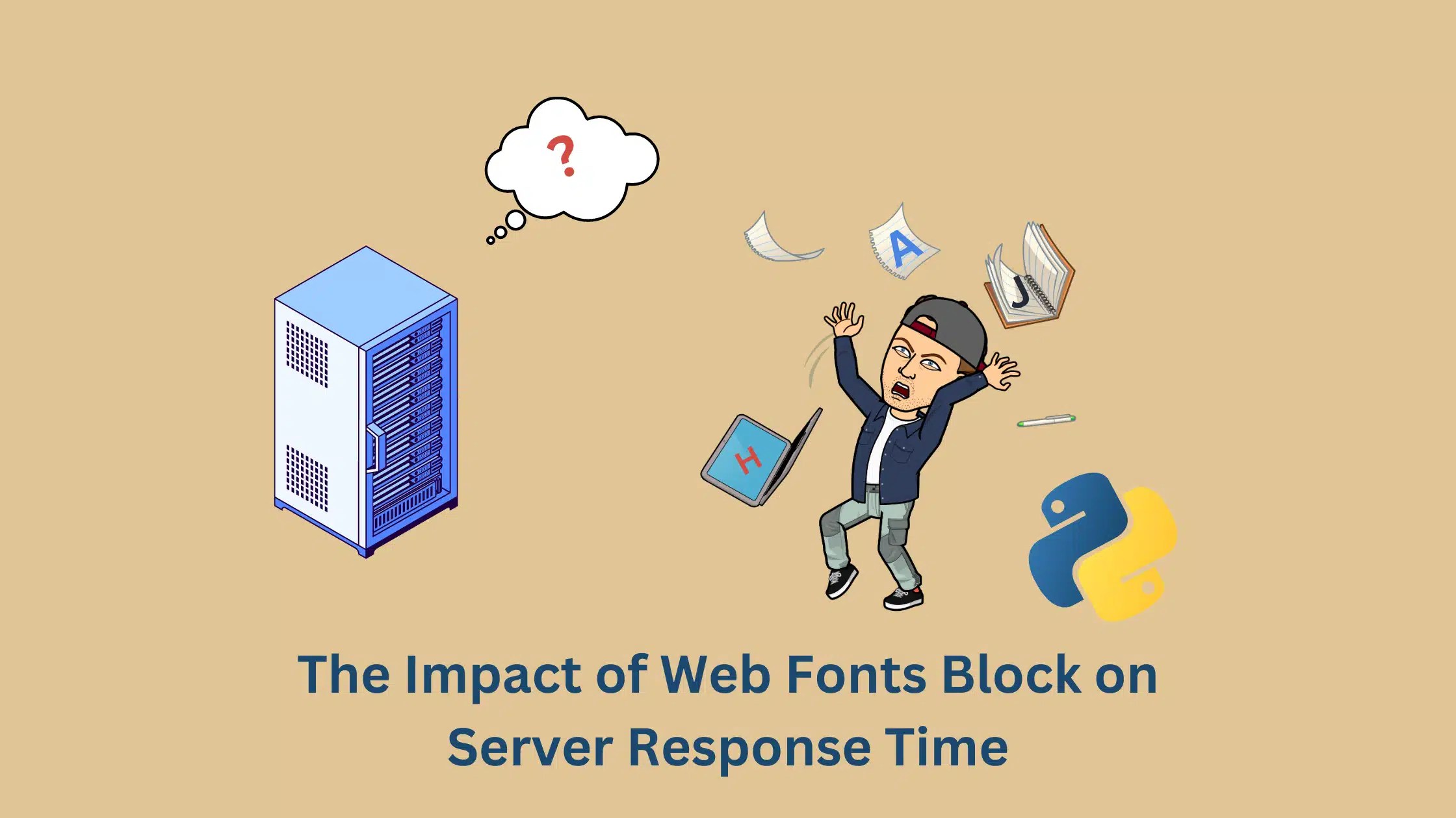 Does Blocking Web Fonts Impact the Server Response Time?