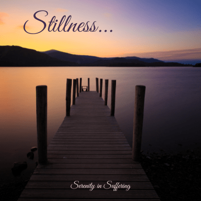 The Art of Practicing Stillness - Serenity in Suffering