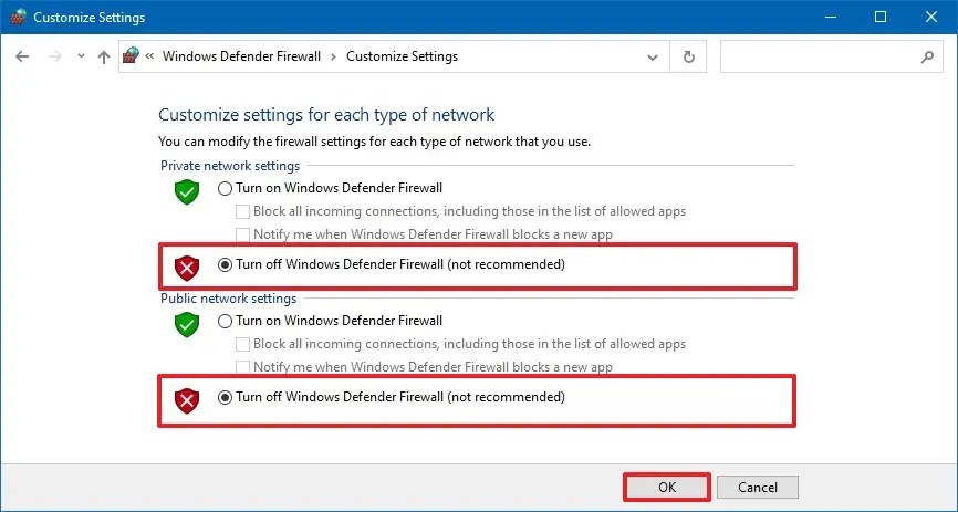 How to disable firewall on Windows Server (2025) - Server Decode