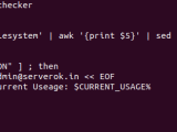 Bash Script To Monitor Disk Usage Serverok