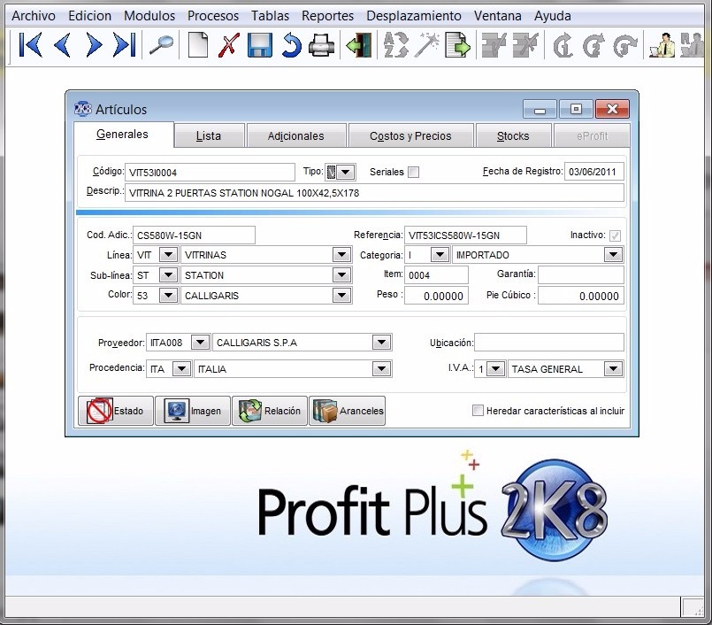 Profit Plus – SERVICIOS GENERALES 3000 C.A.