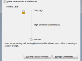 Java Application Your Security Settings Have Blocked A Self Signed