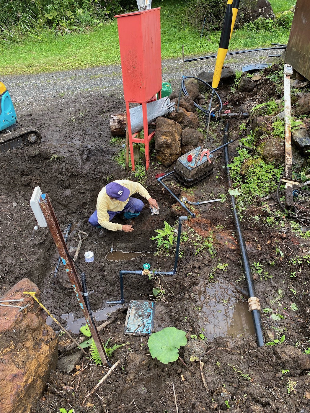 Water meter relocation – day 1 – Seth McAllister