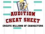 Audition Cheat Sheet Set On A Hill