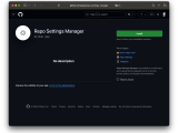 Getting Started Github Settings Manager Documentation