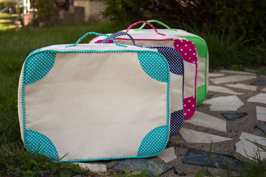 Sew a Little Suitcase (Tutorial Tested) | Craft Ambitions