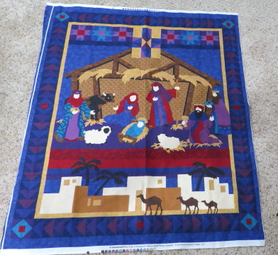 VIP Cranston Print Works Fabric Dreamspinners Fabric Nativity Panel ...