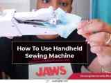 How To Use A Handheld Sewing Machine