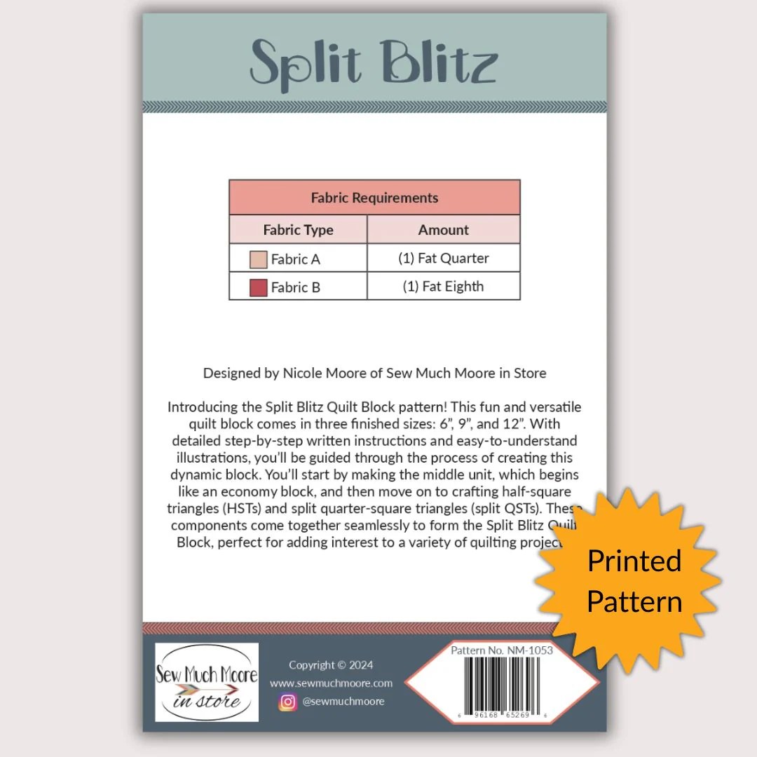 Split Blitz Sew Much Moore