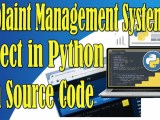 Complaint Management System Project In Python Source Code