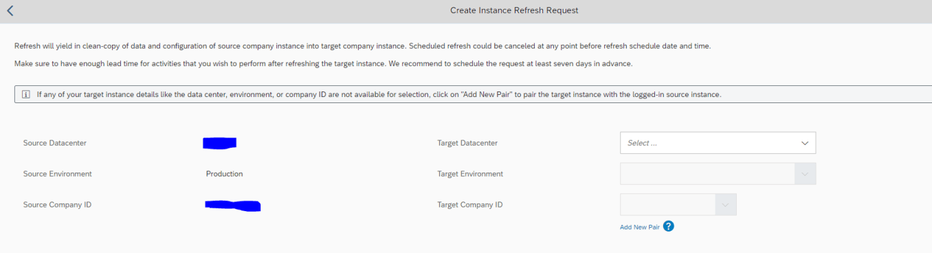 Employee Central Instance Refresh Tool – SFAdmin – SuccessFactors ...