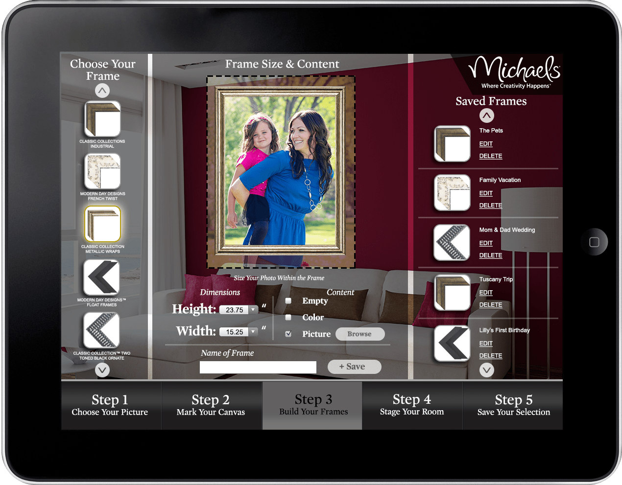 Michaels App – SG Designs