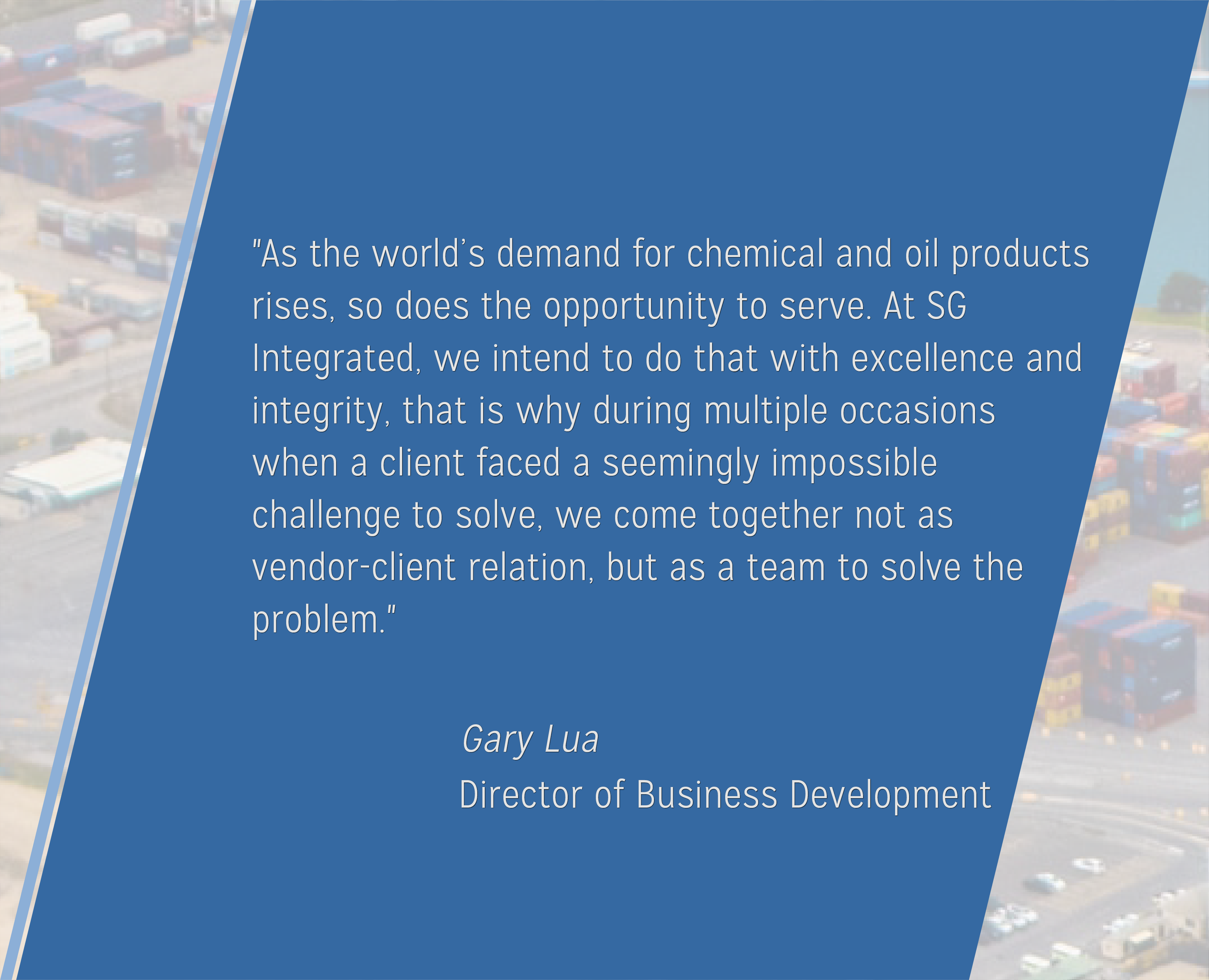 About Us – SG Integrated